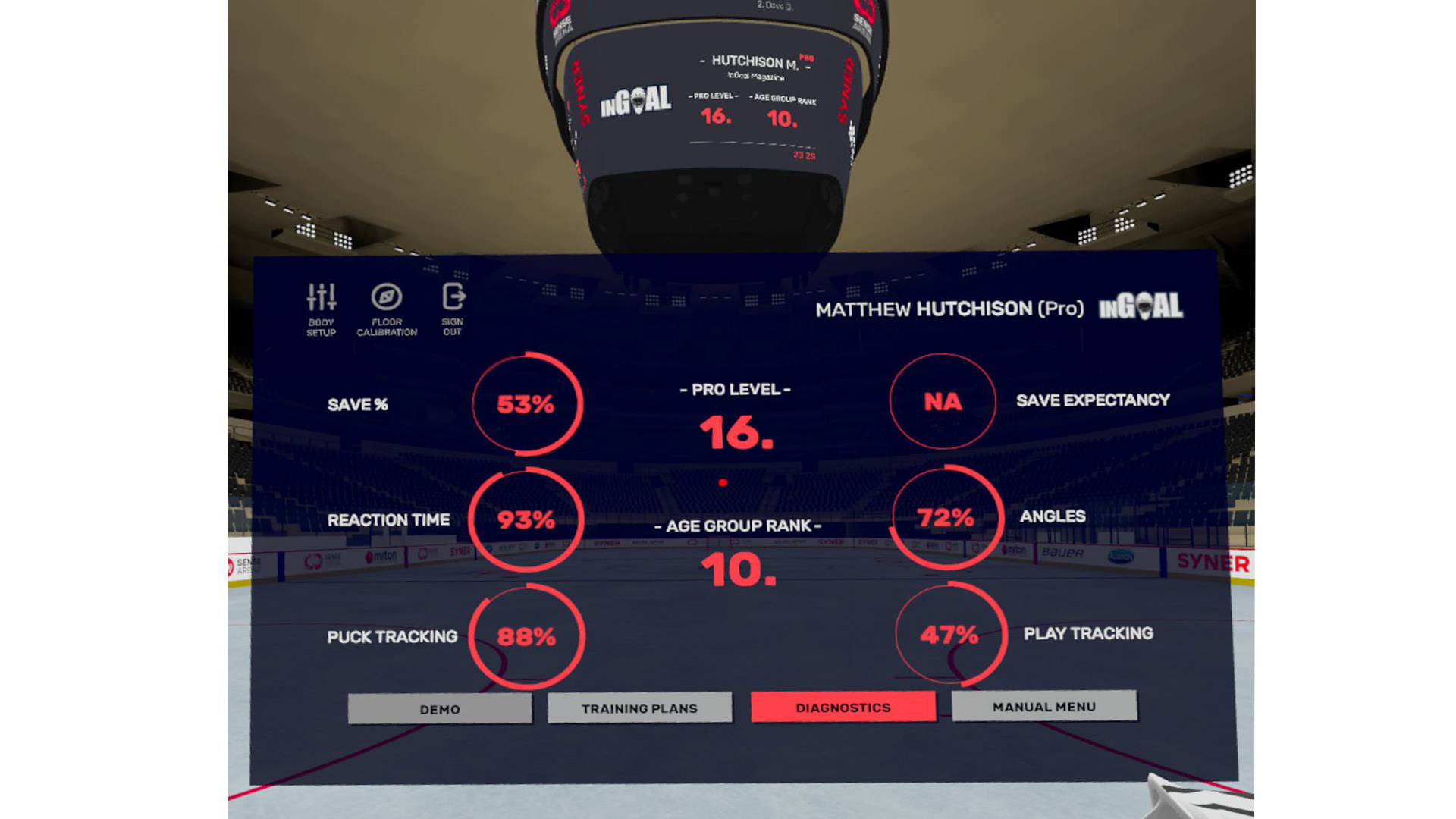 main menu screenshot - InGoal Magazine