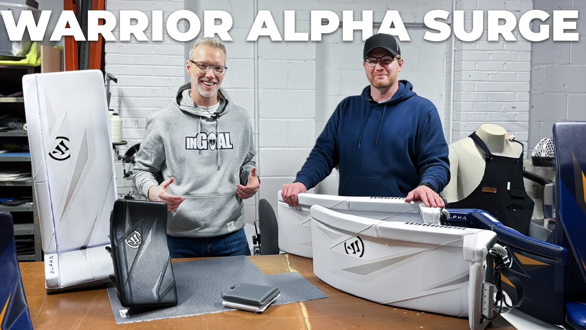 Warrior Alpha Surge Goalie Pads and Gloves Overview